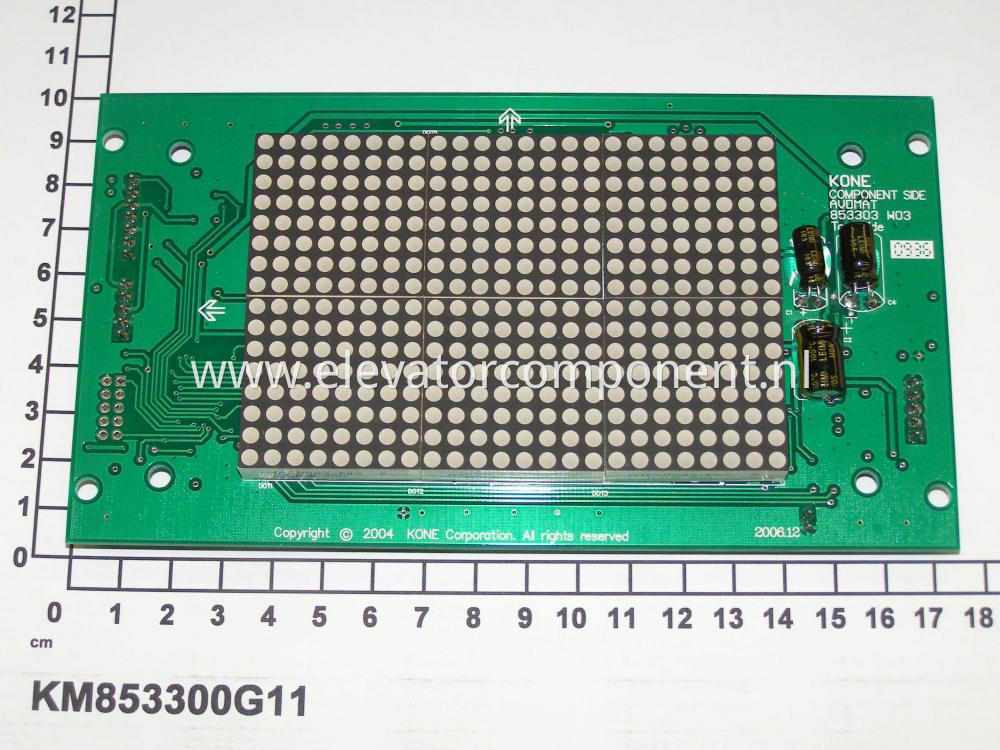KONE COP Red Dot Matrix Display Board KM853300G11