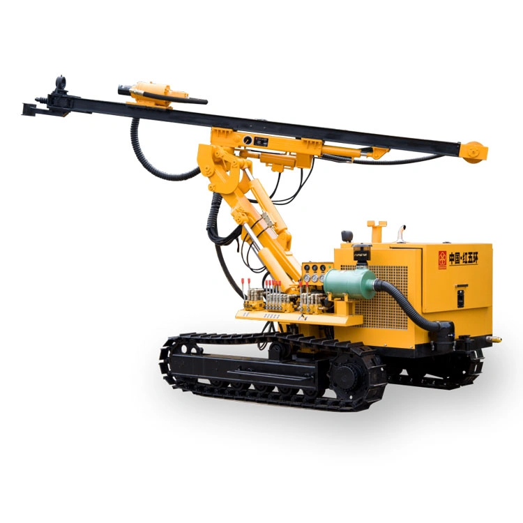 Hongwuhuan HC726A diesel rock crawler drilling rig China Manufacturers ...