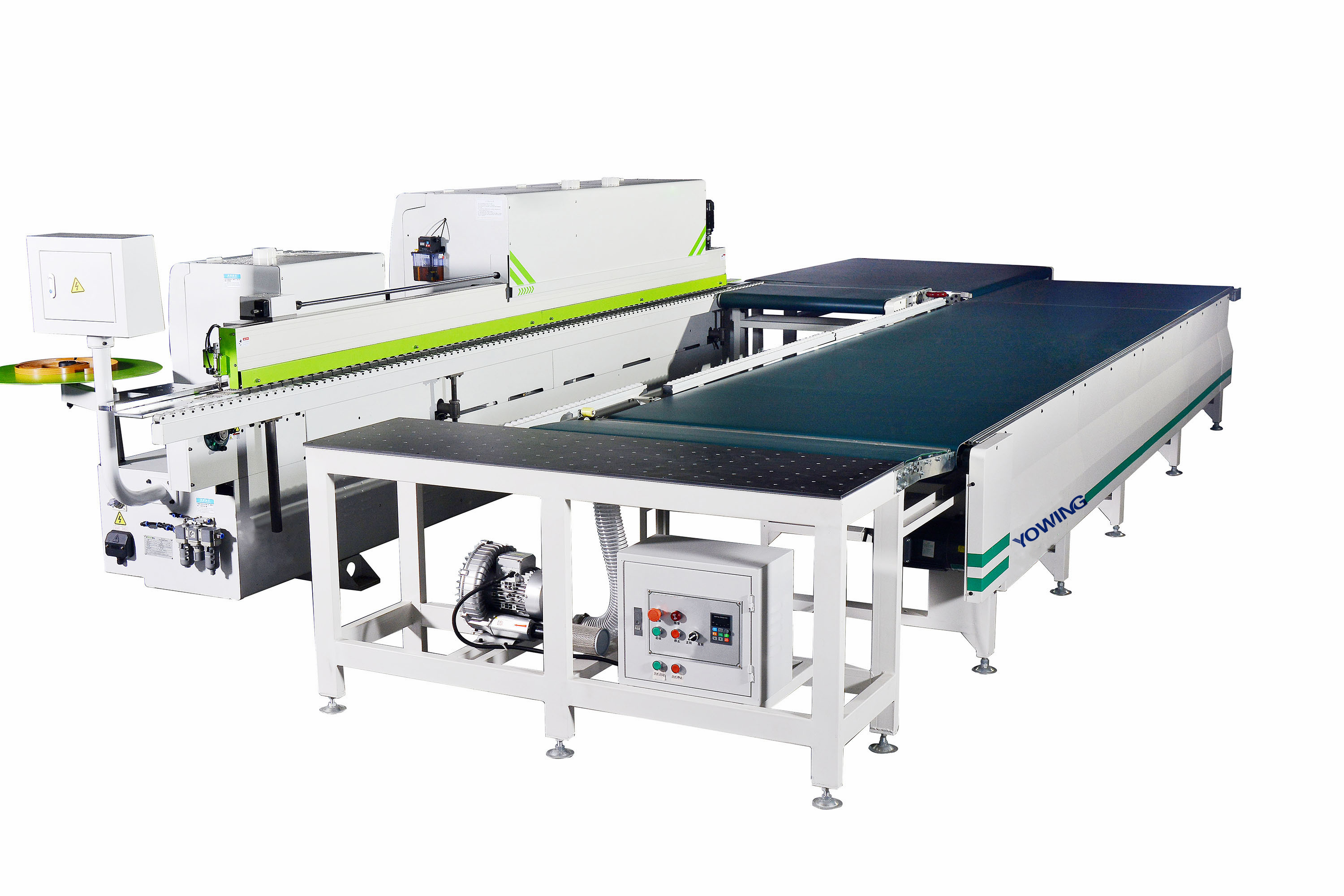 Belt Return Line Conveyor Roller Conveyor Feeding Table For Auto Edge ...