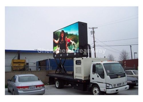 High Resolution Outdoor Truck Mobile Led Display 10mm Pixel With Nova ...