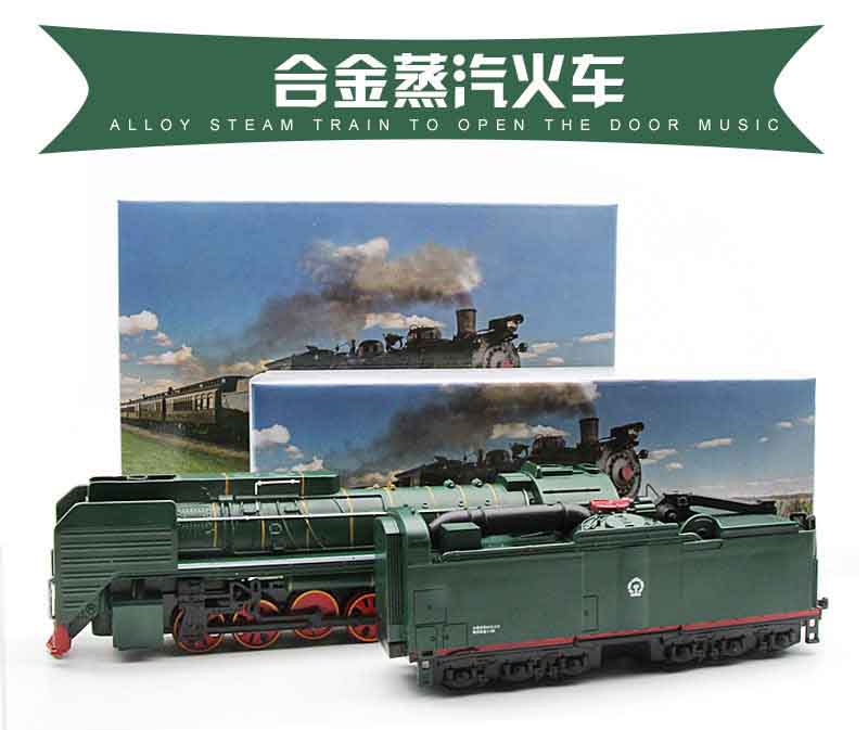 Steam Train Diesel Locomotive One Size Alloy Model Toy Cars Pull Back ...