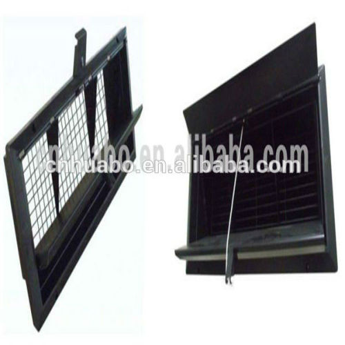Huabo Black Plastic Inlets For Poultry House, High Quality Huabo Black ...