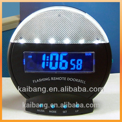Flashing Remote Controlled Doorbell Clock, High Quality Flashing Remote ...
