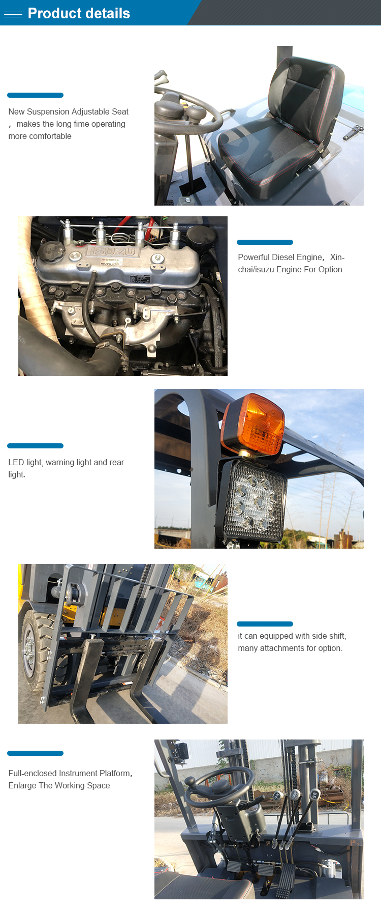 3 Ton Heavy Duty Diesel Forklift Truck - New Manufacturer Cost Price ...