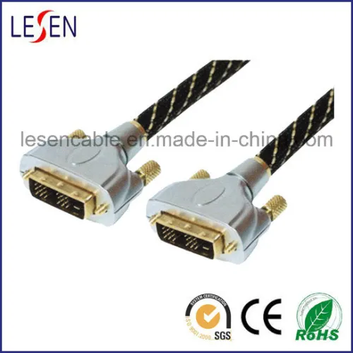 Dvi Cable Metal Shell Connector Cable, High Quality Dvi Cable Metal ...