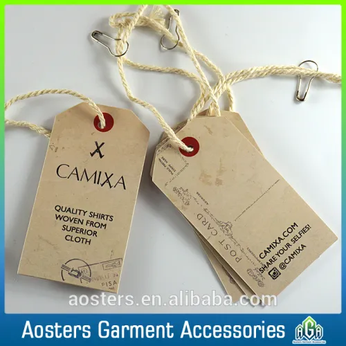 Custom Printed Brands Logo Tags Design Jeans Hang Tags, High Quality ...