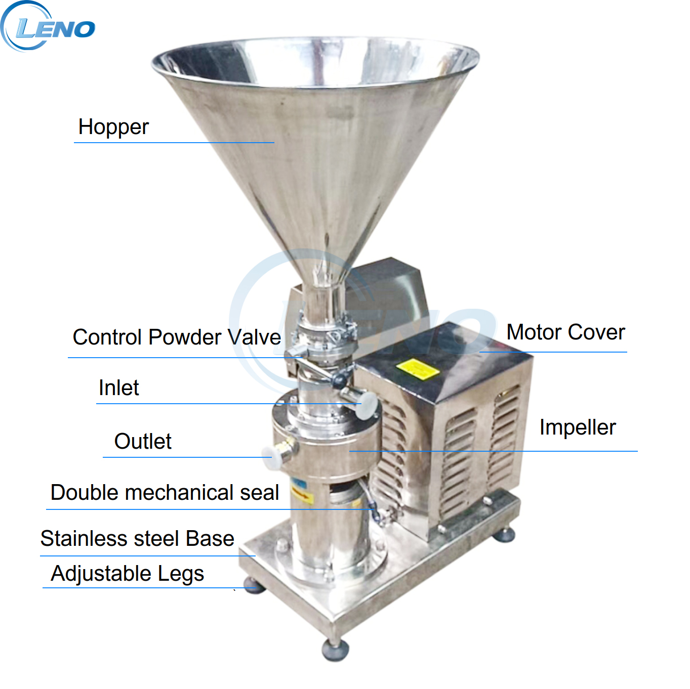 Stainless Steel Sugar Milk Powder Melting And Blending Machine, High ...