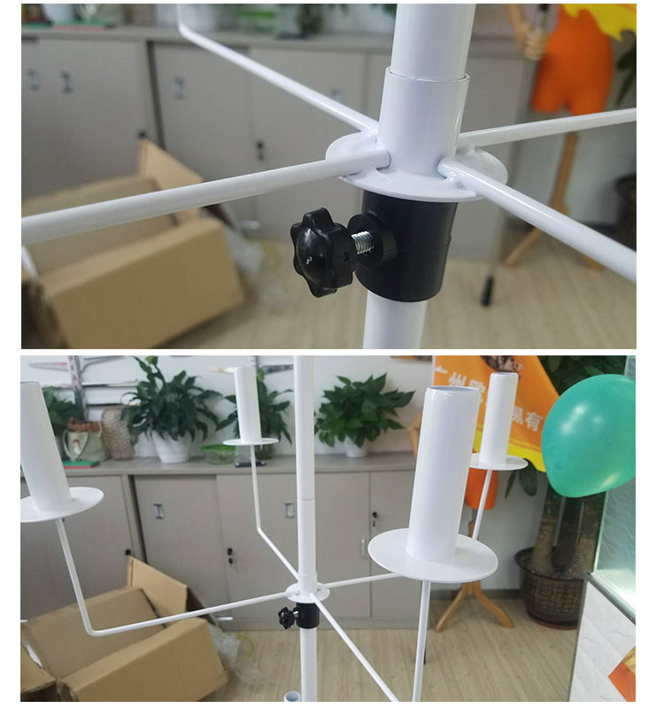 4-tier Metal Rolling Hat Display Rack, High Quality 4-tier Metal ...