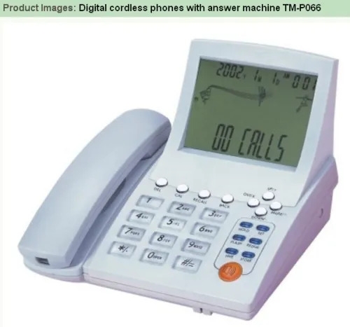 Digital Cordless Phones With Answer Machine, High Quality Digital ...