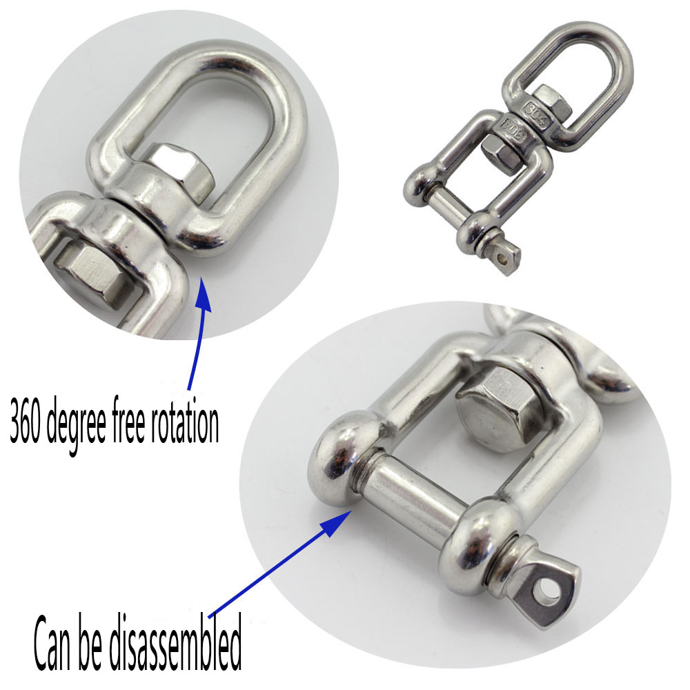 Rigging Hardware Swivel Lobster Stainless Steel Slip Leash Swivel Snap Shackle, High Quality ...
