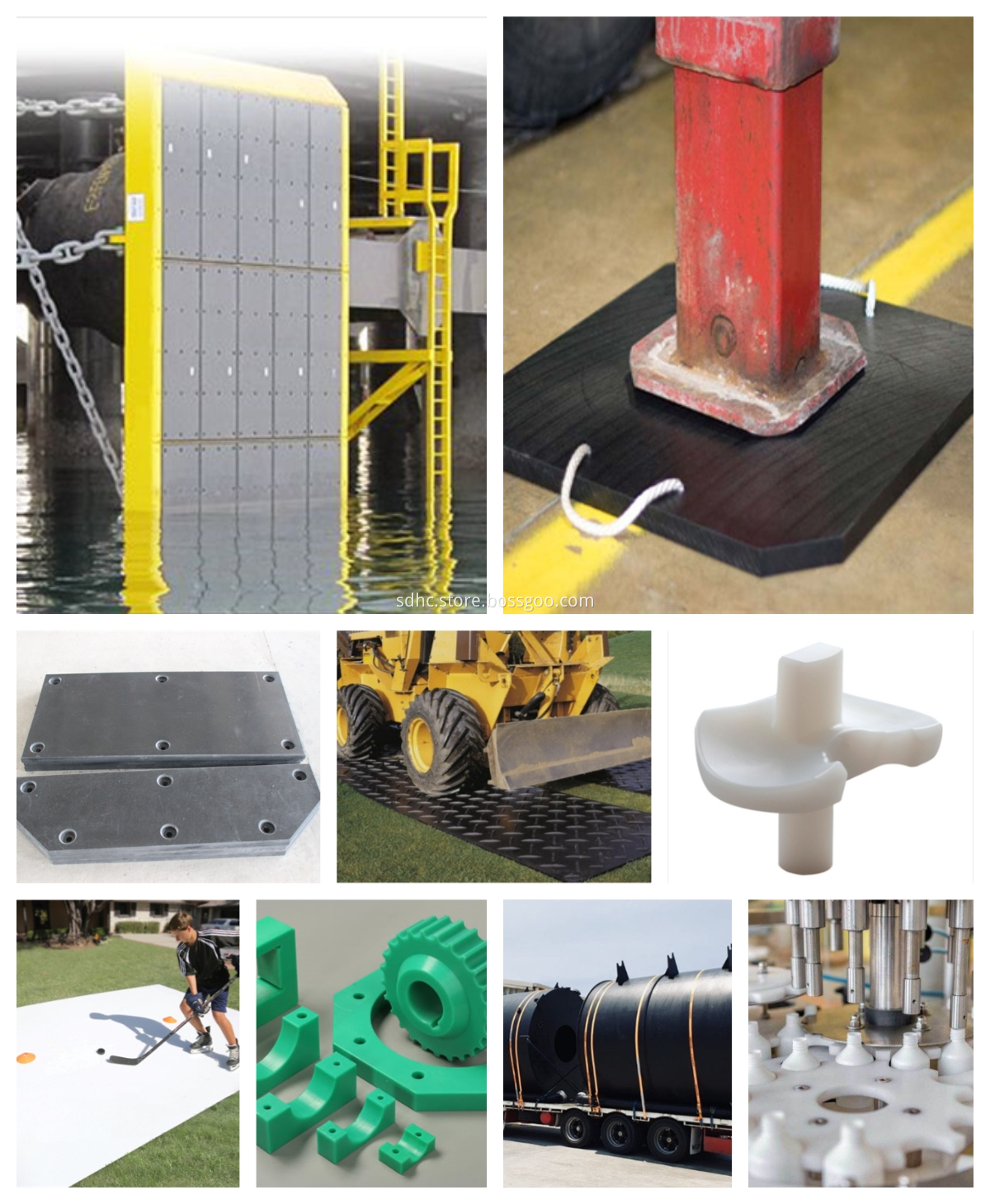 내마모성을위한 Uhmw 시트, Bossgoo.com의 고품질 내마모성을위한 Uhmw 시트