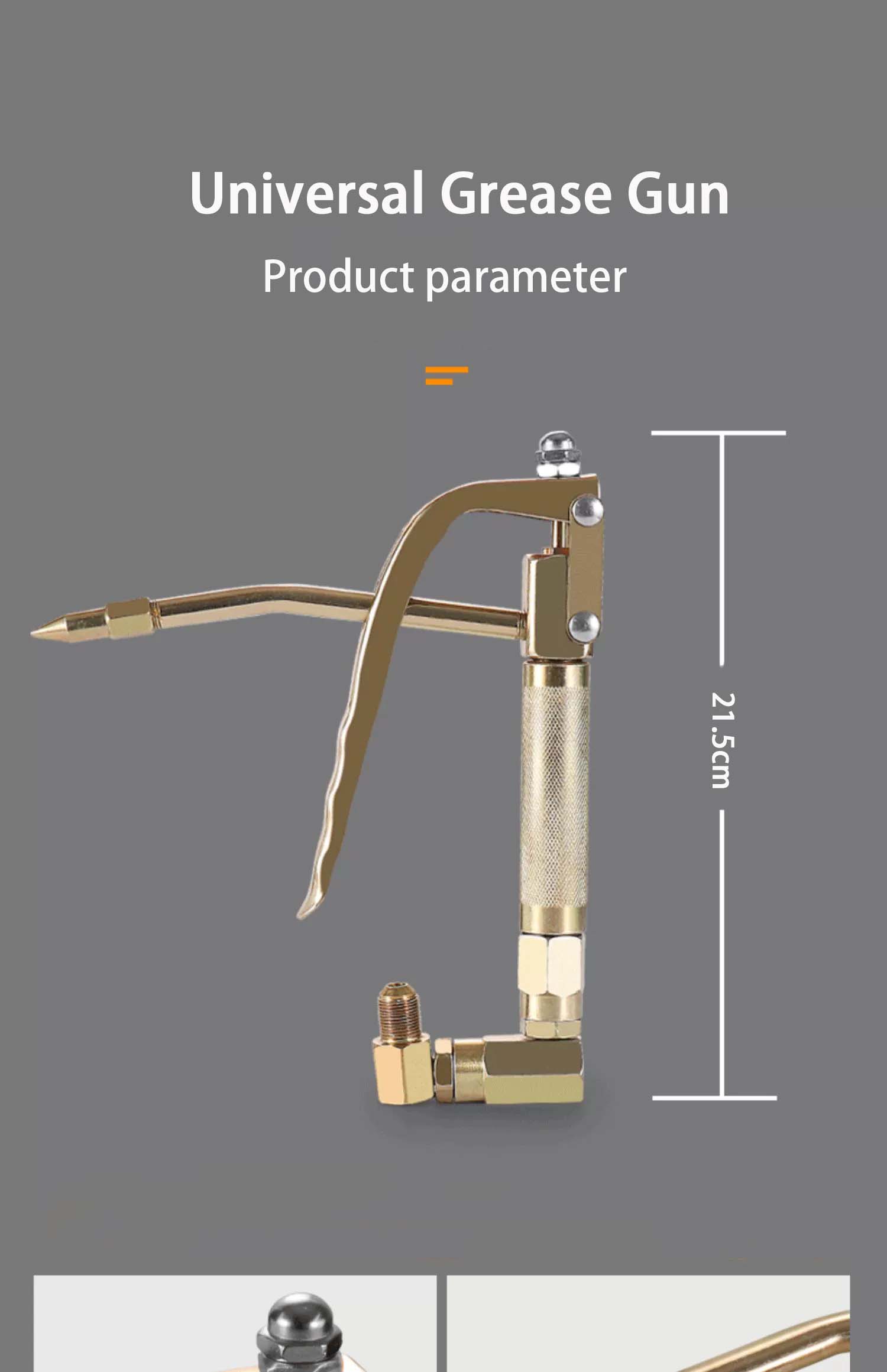 Cavitt Five Star Thick Forged Universal Gun High Pressure Grease Nozzle ...