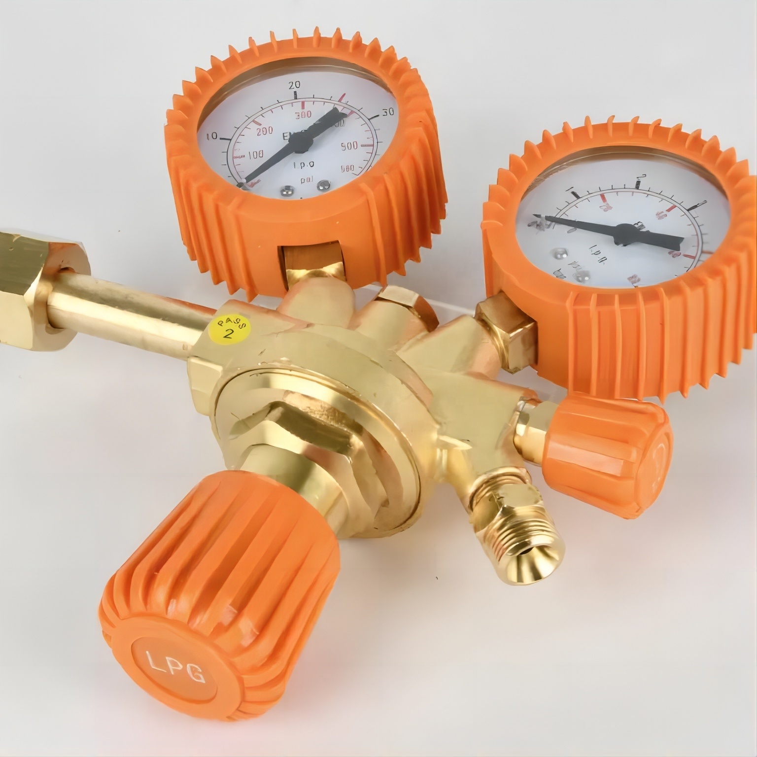 Full Brass Italian Style Oxygen Regulator With Adjustable Knob For ...