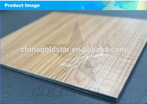 Wooden Style Acp Alucobond With Aluminium Composite Panel Mirror ...