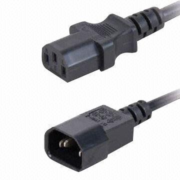 Vde/ul 인증 Iec C14/iec C13 전원 코드, Rohs 지침 준수, Bossgoo.com의 고품질 Vde/ul 인증 ...