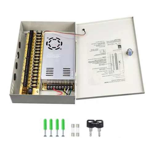 360w 12v 30a 18ch Cctv Power Supply Box, High Quality 360w 12v 30a 18ch ...