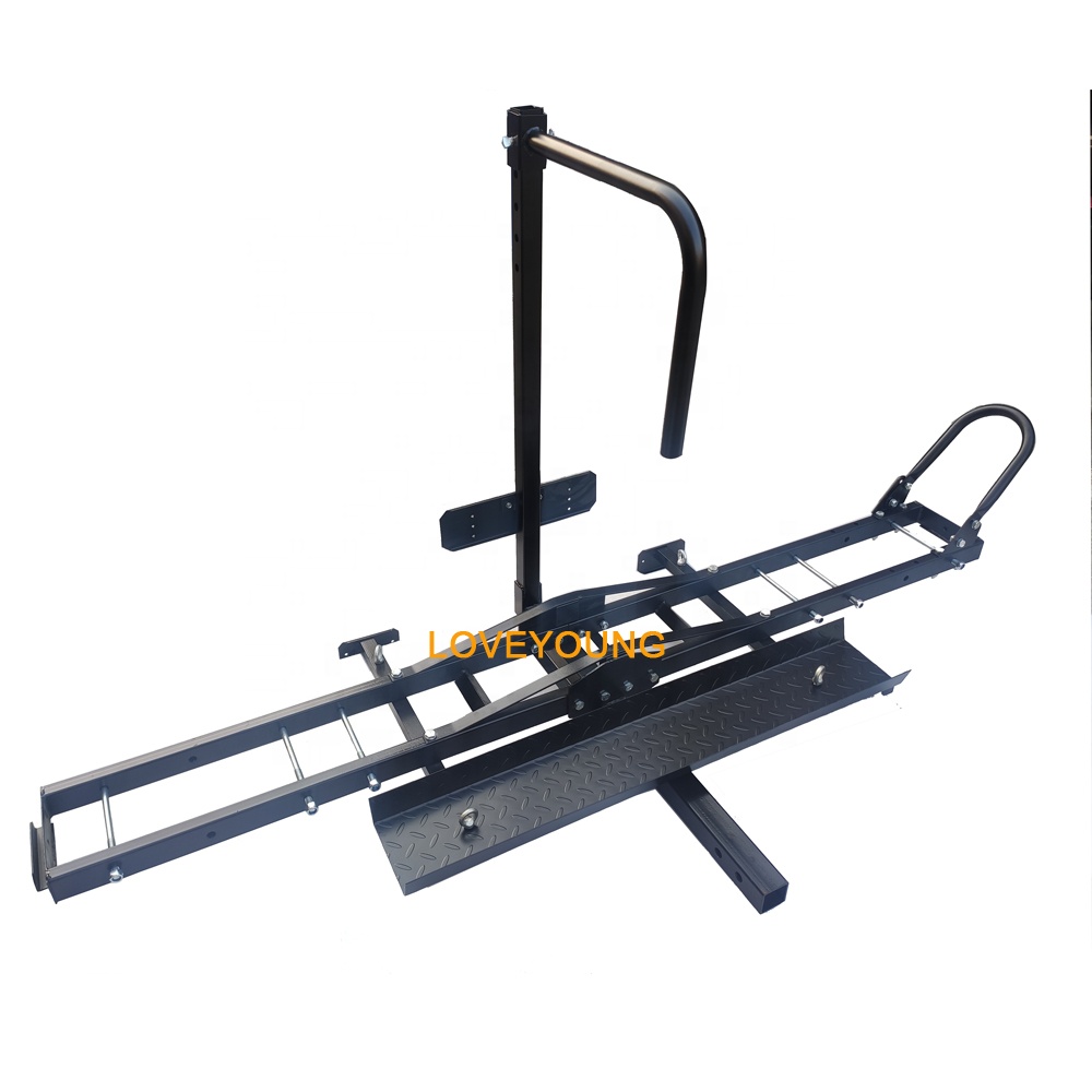Universal Model Heavy Duty Motorcycle Rack Holder With Adjustable Wheel ...