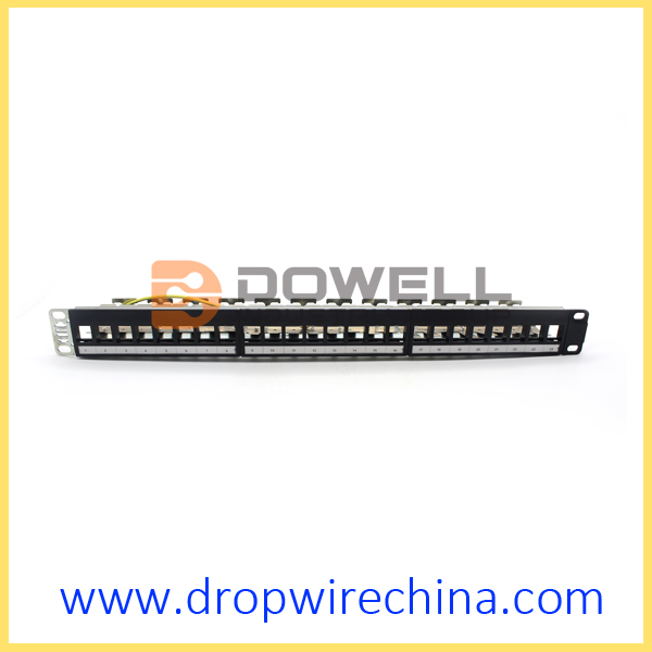 24 Port Shielded Blank Patch Panel, High Quality 24 Port Shielded Blank ...