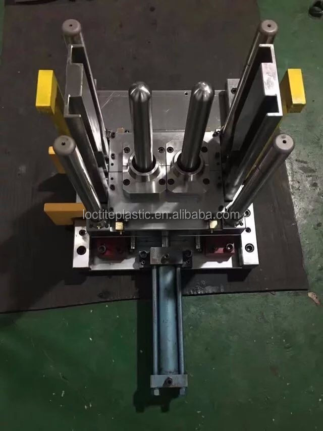 750g 4 Cavity Hot Runner Valve Gate Pin 5 Gallon Preform Mold 55mm ...