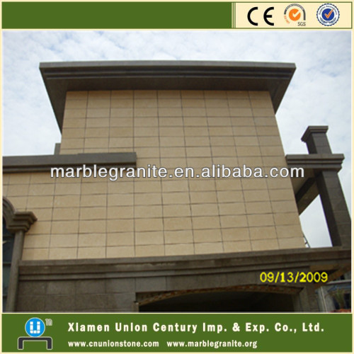 Yellow Exterior Limestone Wall Cladding, High Quality Yellow Exterior ...