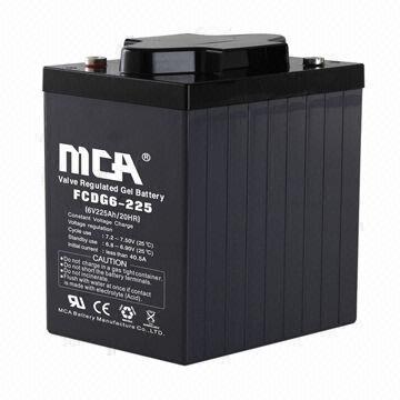 6v, 225ah Rechargeable Sla Deep Cycle Battery With Agm, High Quality 6v ...