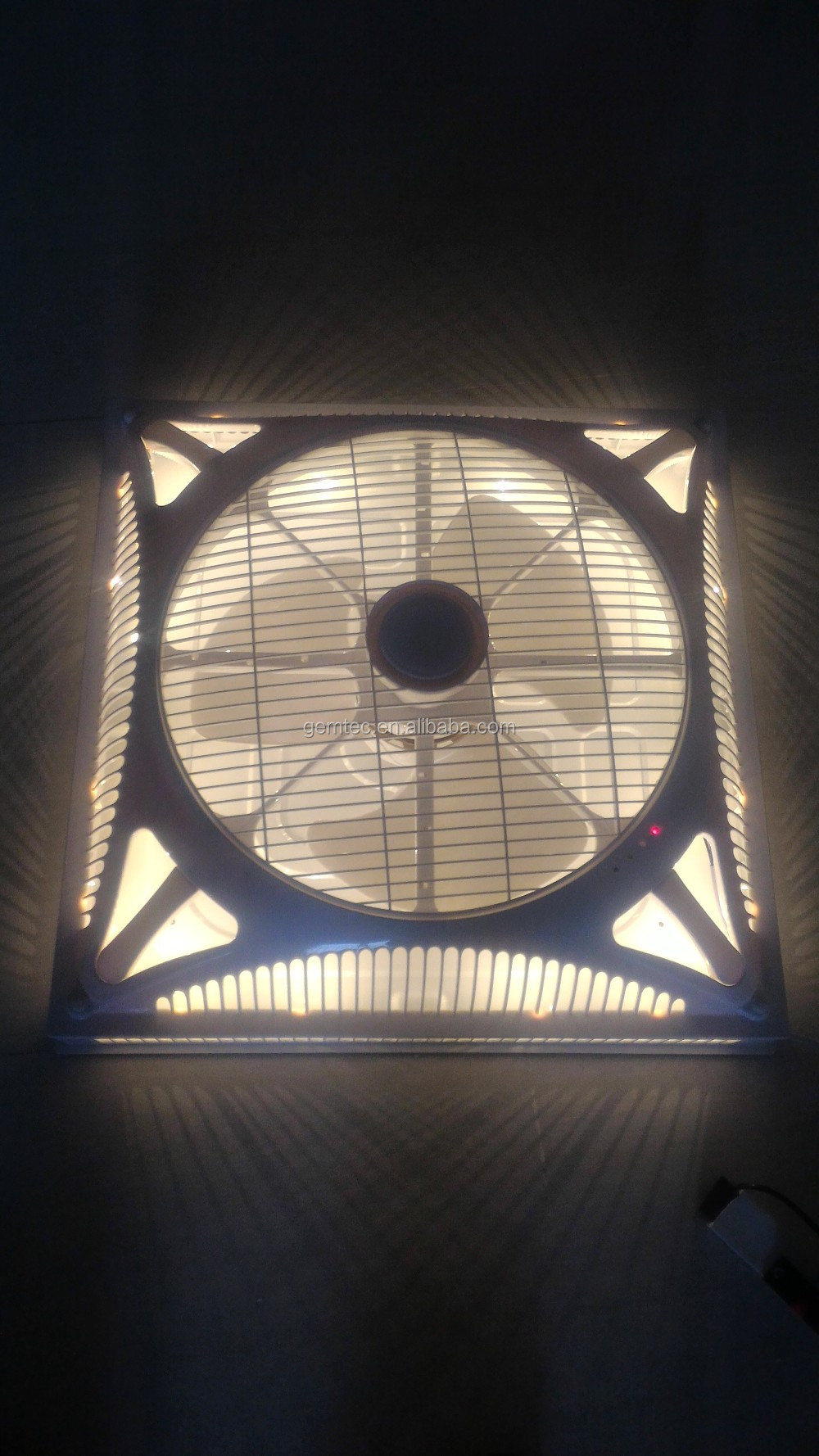 New Style Shami 60x60 False Ceiling Fan With Remote Control, 3 Speed ...