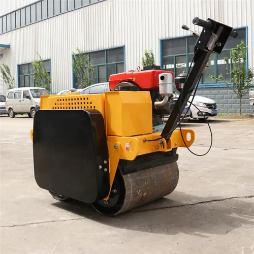 Small Vibratory Road Roller Compactor With Double Steel Drum, High ...