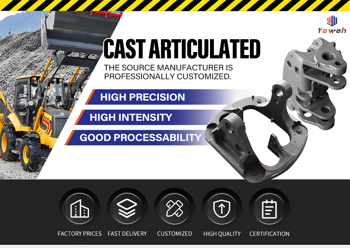 Yaweh Wheel Backhoe Loader Excavator Spare Parts - Steel Casting Bucket ...