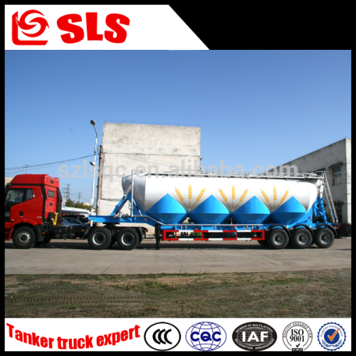 Tri-axle Tanker Truck Semi-trailer For Bulk Grain, High Quality Tri ...