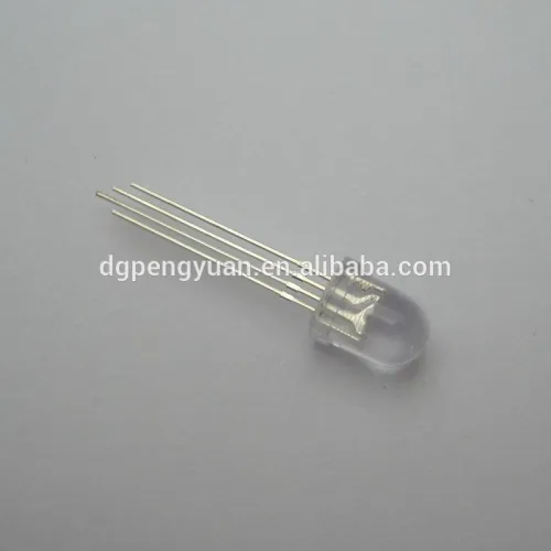 Flashing 4 Pin Rgb 8mm Round Led Diodes, High Quality Flashing 4 Pin ...