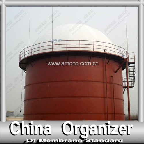 Dual Membrane Biogas Holder On Biogas Digester & Sewage Plant, High ...