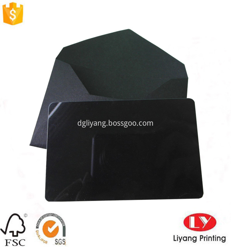 Luxury Black Plastic Business Card Printing, High Quality Luxury Black ...