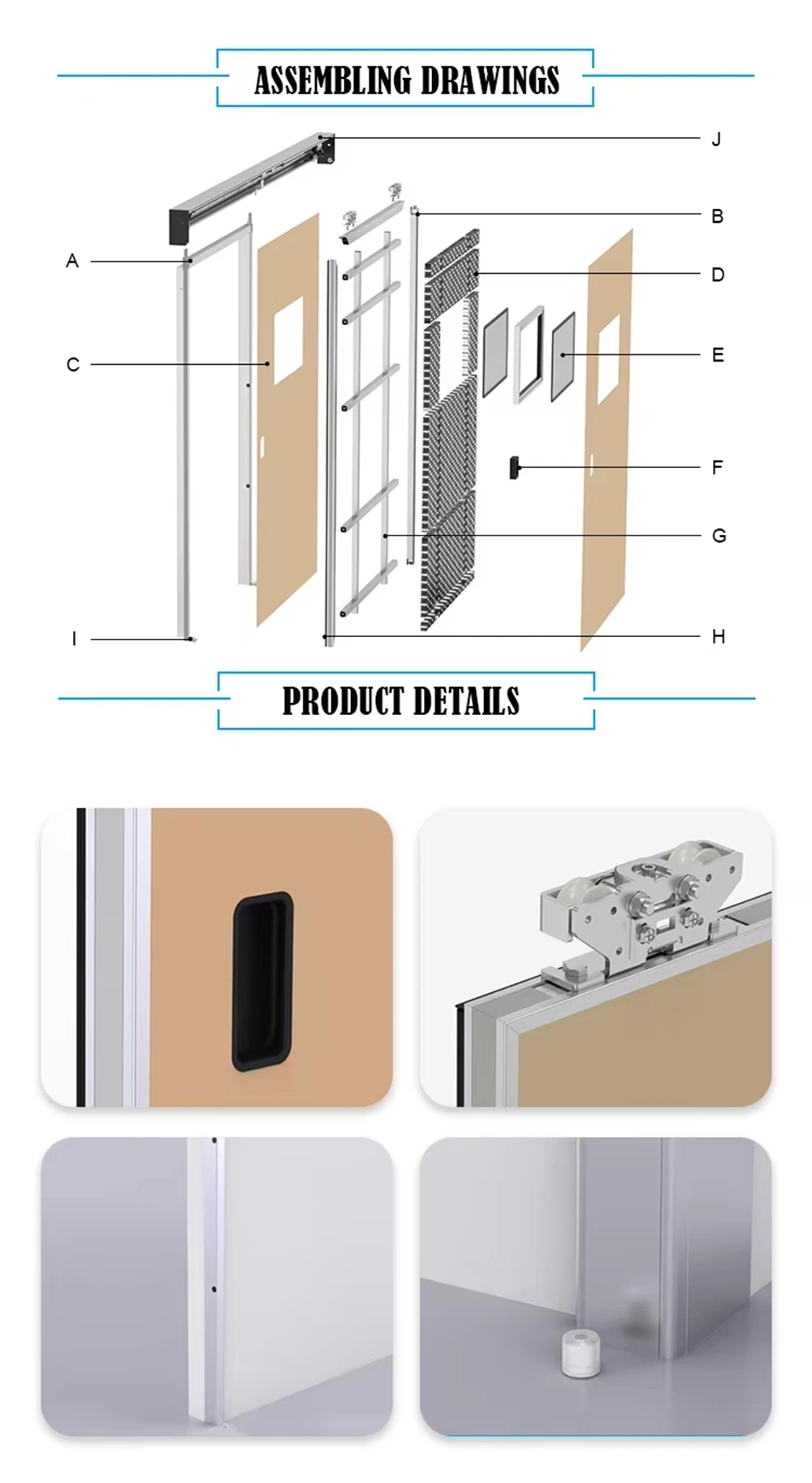 Modern Hospital Surgery Room Doors With Steel Hpl Material, Sound ...