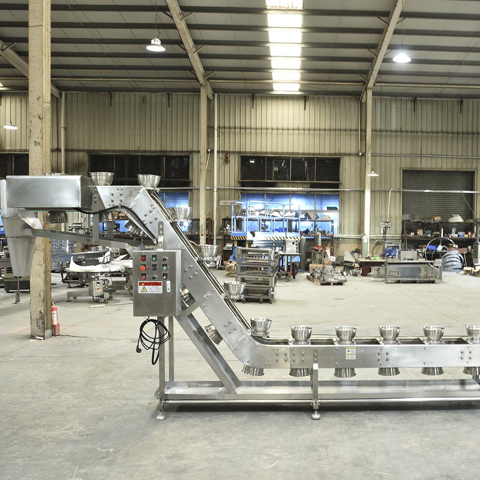 Inclined Bowl Conveyor: Automatic Food Elevator Conveyor, High Quality ...