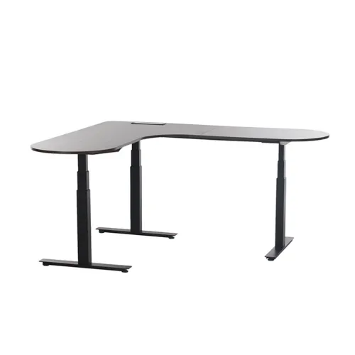 3 Legs Lift Desk White L Shaped Desk, High Quality 3 Legs Lift Desk ...
