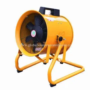 Model U Adjustable Stand Ventilation Air Duct Blower Fan, 14-20 Inches ...
