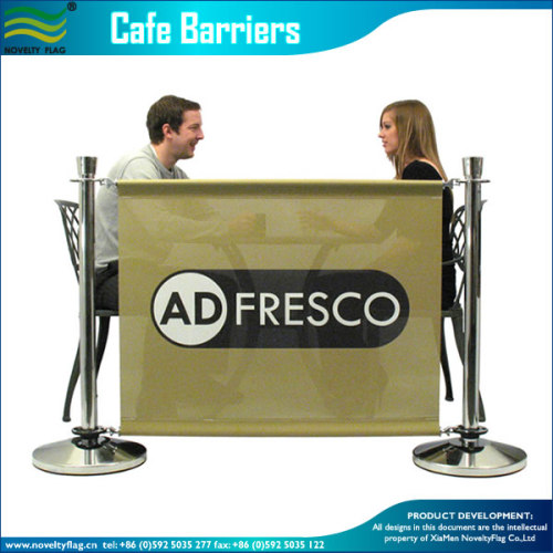 Stainless Steel Banner Stanchion Cafe Barrier, High Quality Stainless ...