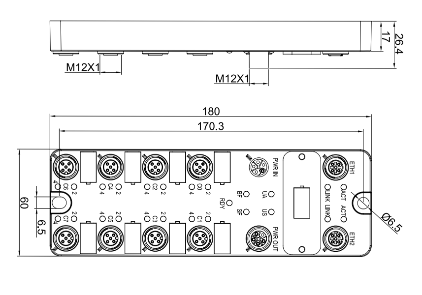 Ip67 Profinet 16ai 8 Channel Analog Module, High Quality Ip67 Profinet ...