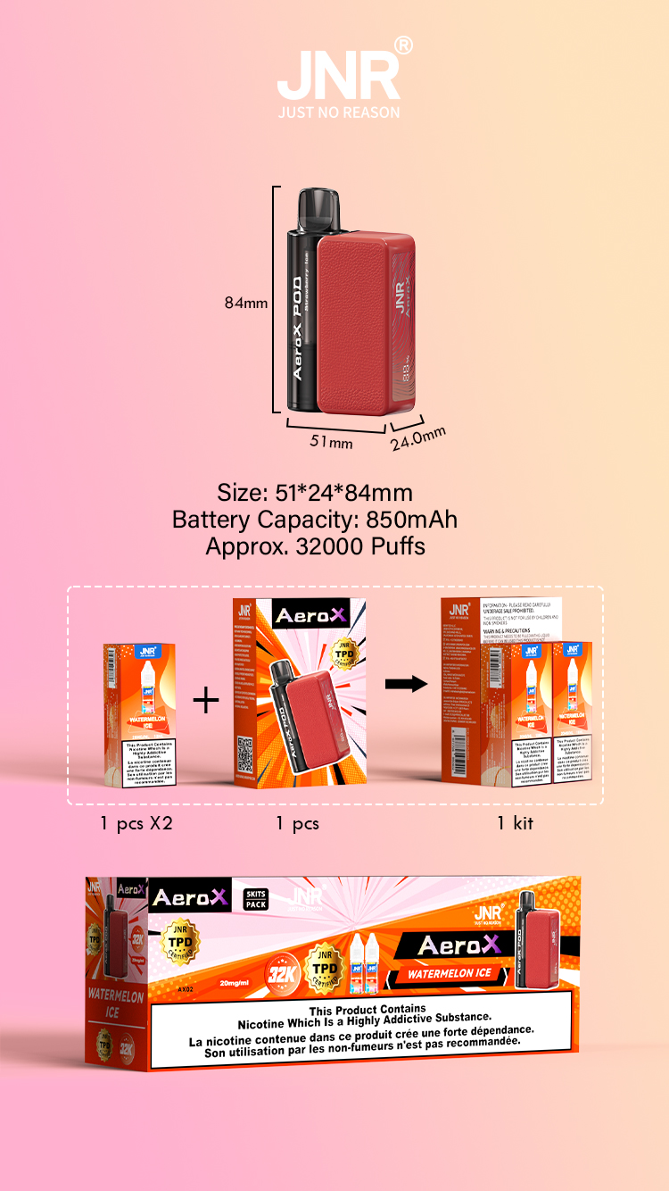 Jnr Aero X 32k Puffs Disposable Vape, High Quality Jnr Aero X 32k Puffs ...