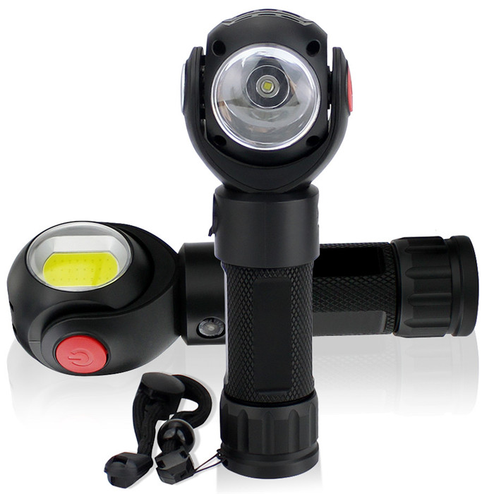 Practical T6+cob Led Torch Light: A Versatile 360-degree Rotating ...
