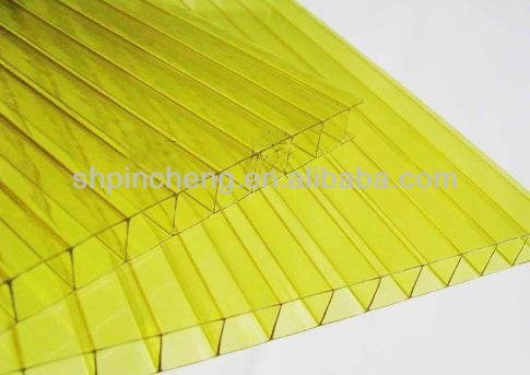 8mm Four-wall Structure Polycarbonate Sheet, High Quality 8mm Four-wall ...