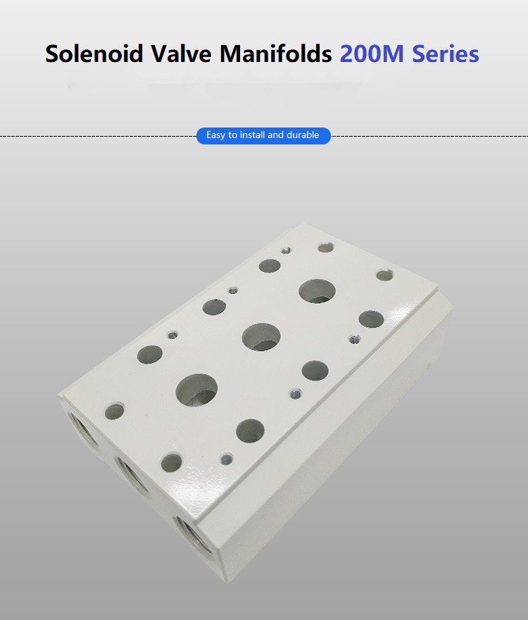 Aritac Type Manifolds For 4v210 Pneumatic Solenoid Valves - Busbar ...