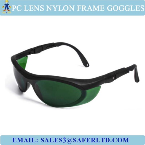 Pc Lens Nylon Frame Industrial Safety Goggles, High Quality Pc Lens ...