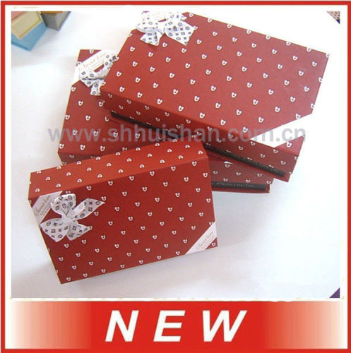 Paper Chocolate Gift Packaging Boxes With Bowknot, High Quality Paper ...