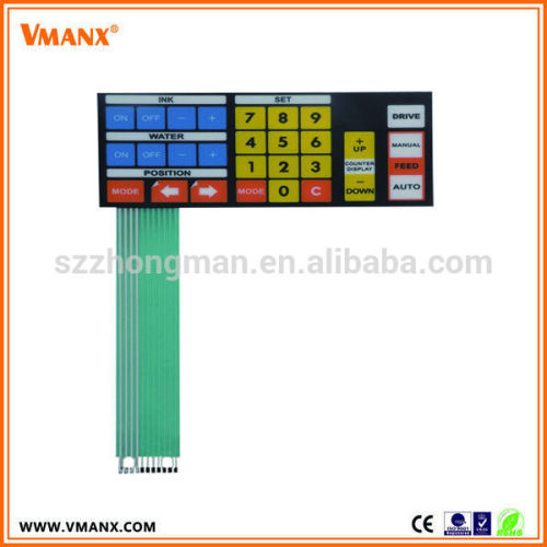 Membrane Switch Numeric Keypad With Lcd Screen For Calculator, High ...