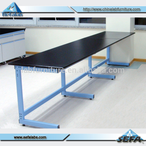 C-frame Structure Steel Laboratory Work Bench School Lab Furniture ...