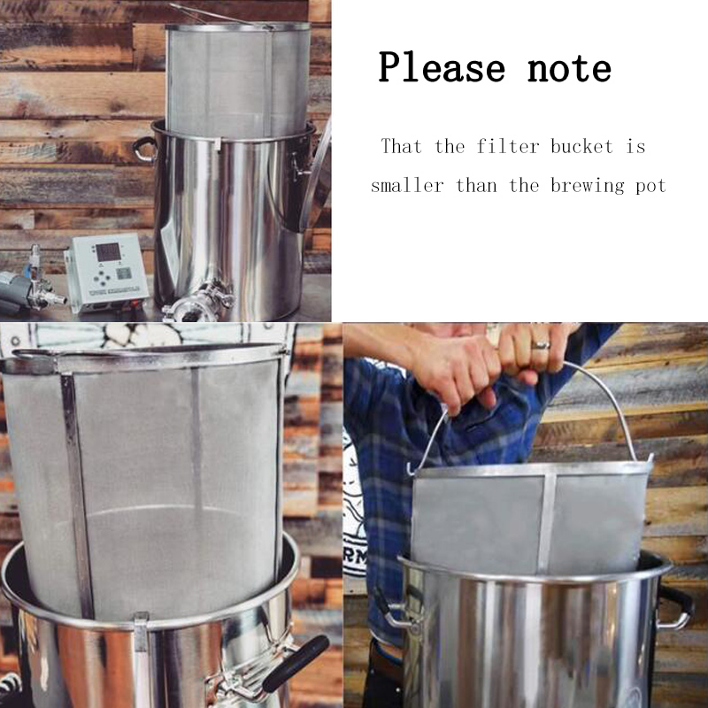 Ss304 Stainless Steel Wire Mesh Beer Wort Filter Basket - New Condition ...