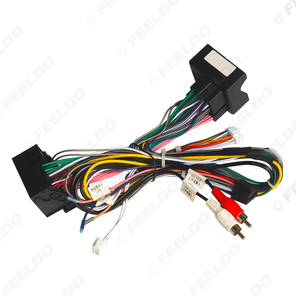 16pin Android Stereo Power Cable Adapter With Canbus For Mercedes Benz ...