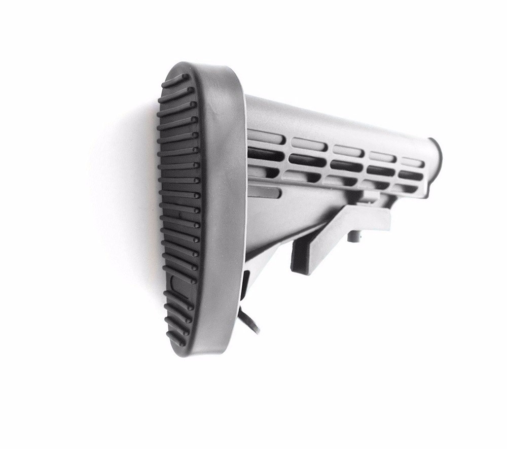 For Ar15/m4 Rifle Recoil Buttpad Butt Pad Ribbed Stealth Slip On Rubber ...