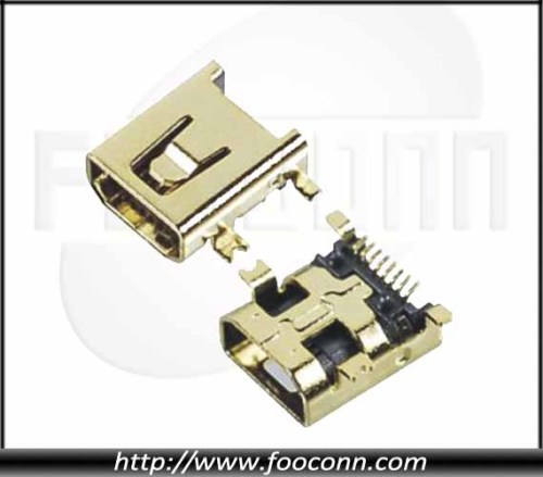 Mini Usb Connector 8pin Female Smt Type, High Quality Mini Usb ...